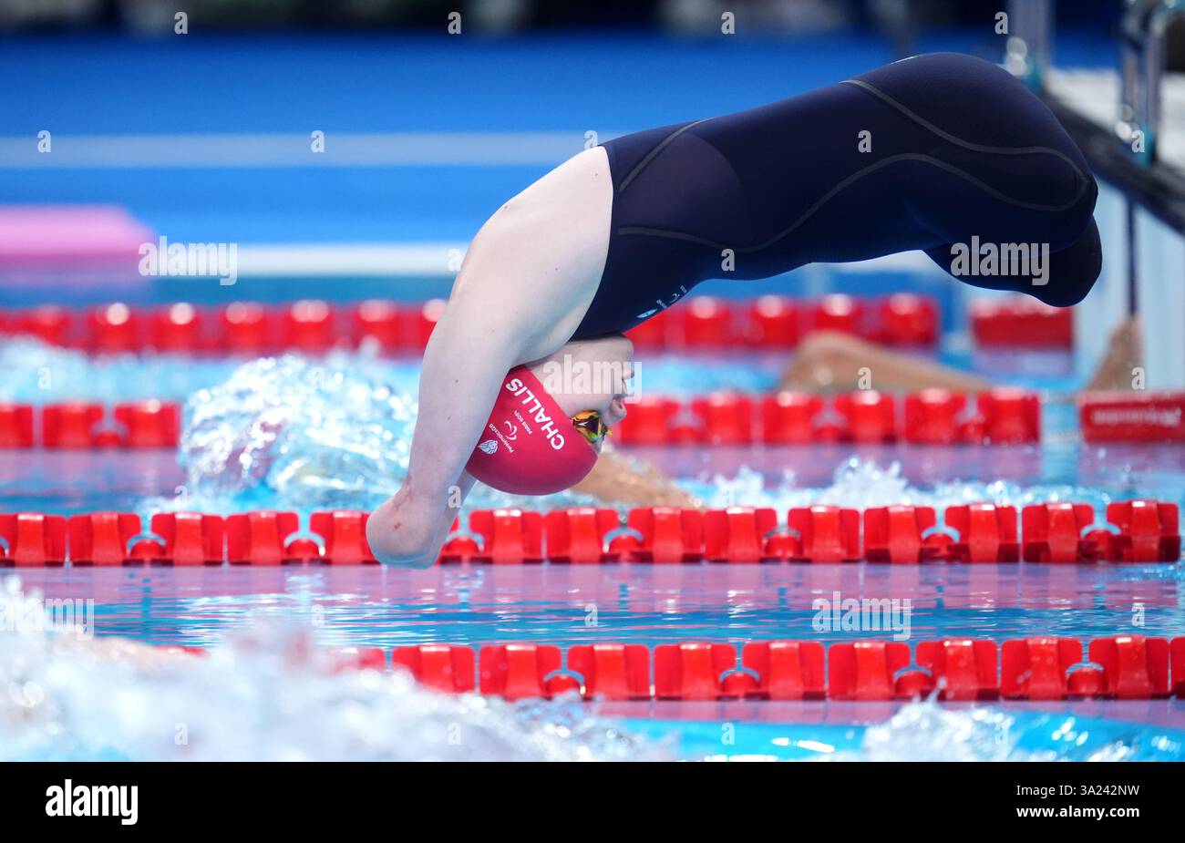 Great Britain's Ellie Challis in the Women's 100m Freestyle S3 Final at ...