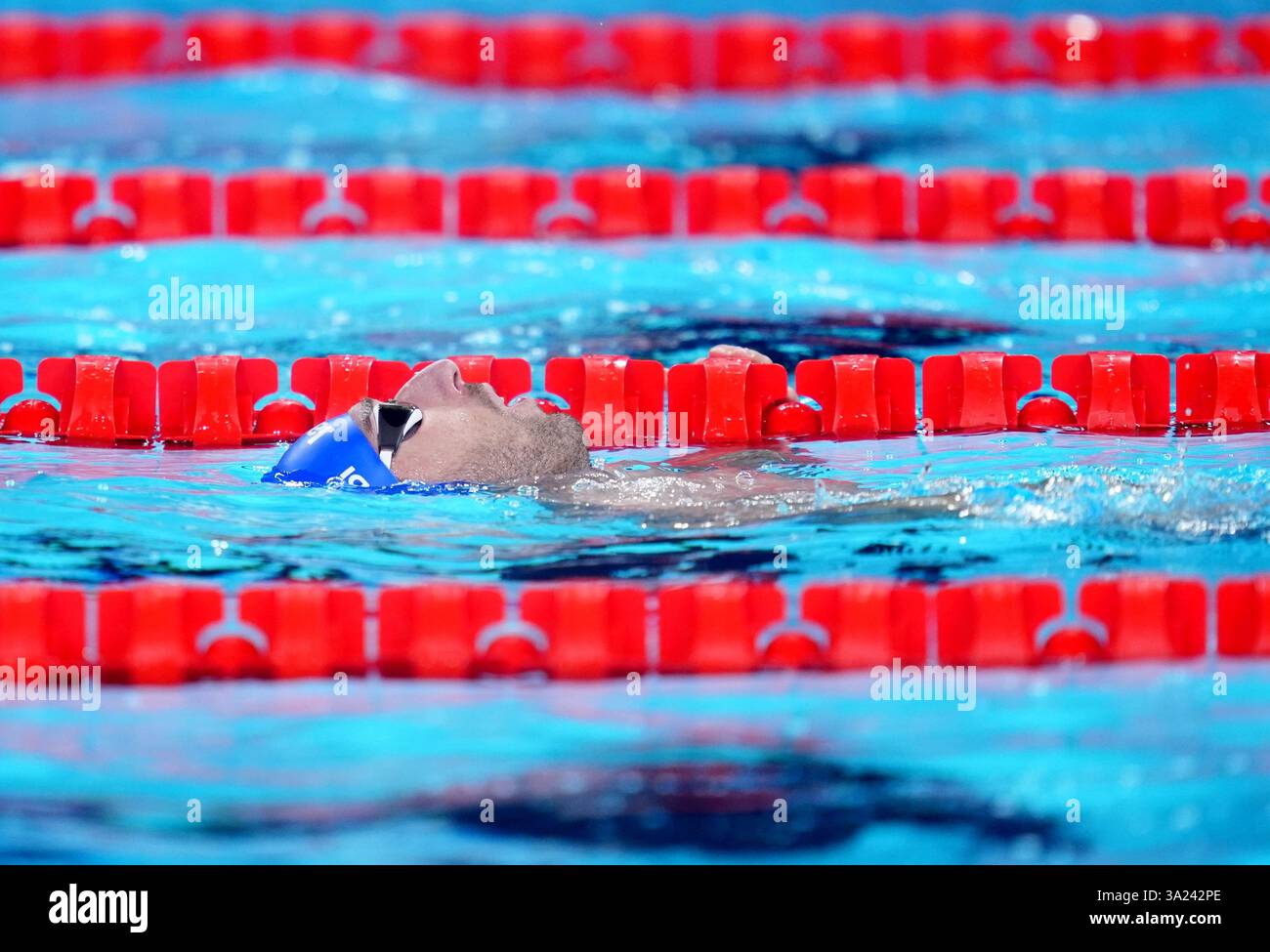 Italy's Stefano Raimondi in the Men's 100m Butterfly S10 Final at the ...