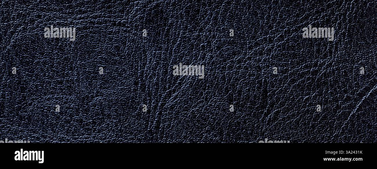 Dark navy blue leather texture background, closeup. Denim cracked ...