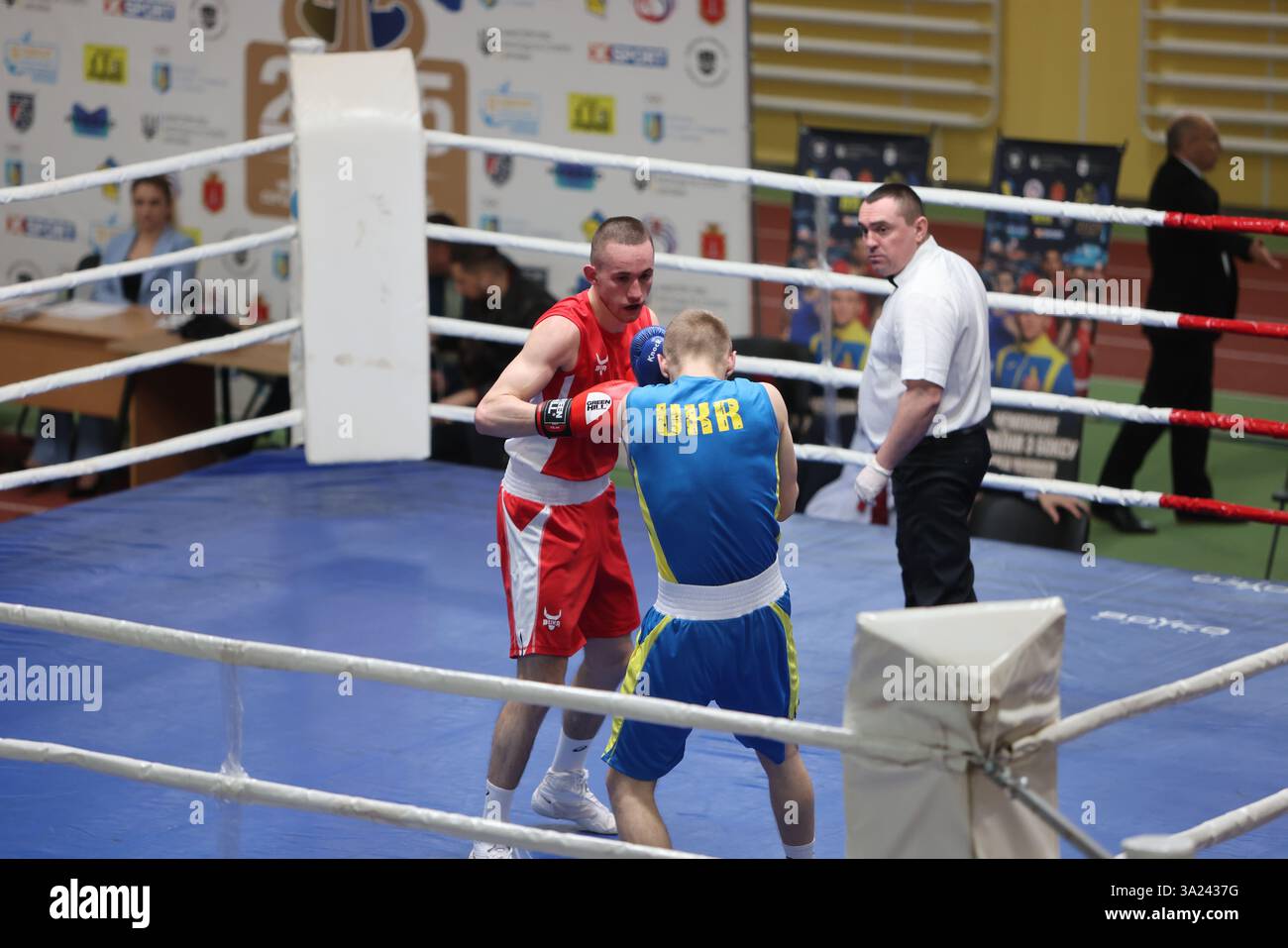 ODESSA, UKRAINE - March 10, 2025: Ukrainian Boxing Cup among men and ...