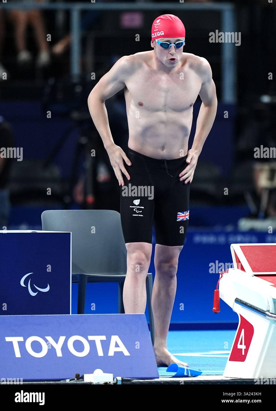 Great Britain's Stephen Clegg ahead of the Men's 100m Freestyle S12 ...