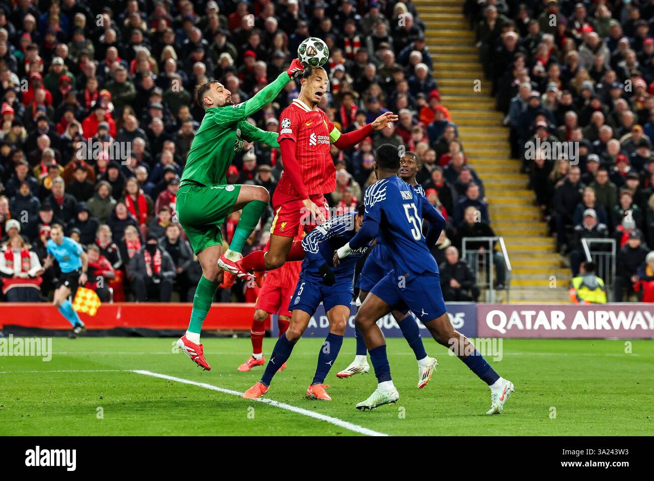 Liverpool, UK. 11th Mar, 2025. Gianluigi Donnarumma of Paris Saint ...