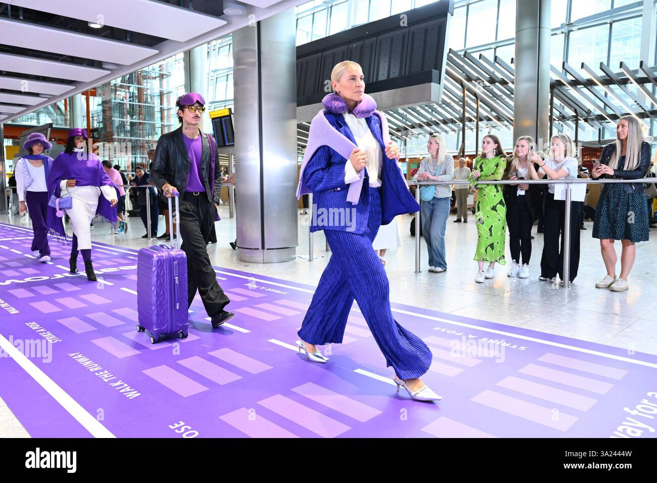 EDITORIAL USE ONLY (left-right) Models Sylver Sander, Ikran Osman ...