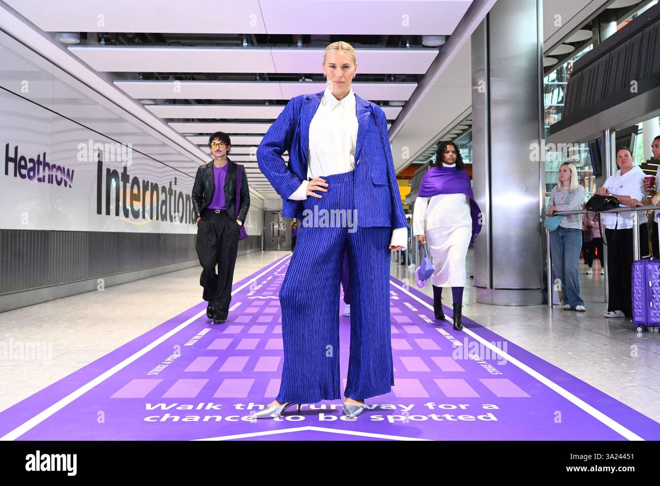 EDITORIAL USE ONLY (left-right) Models Ikran Osman, Gustavo, Louise ...