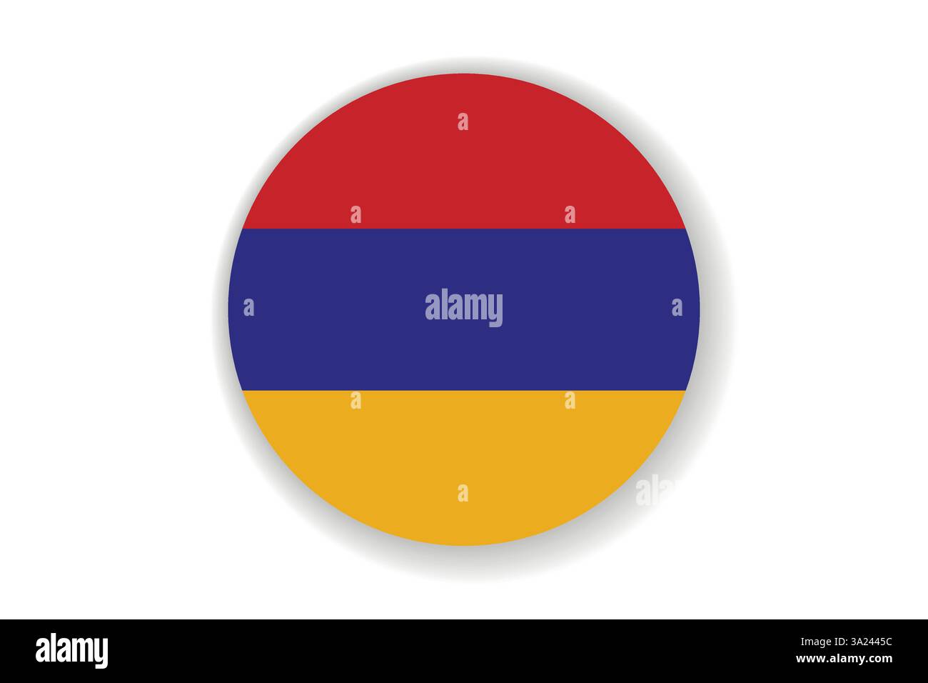 Flag of Armenia. Armenian national symbol in official colors. Template ...
