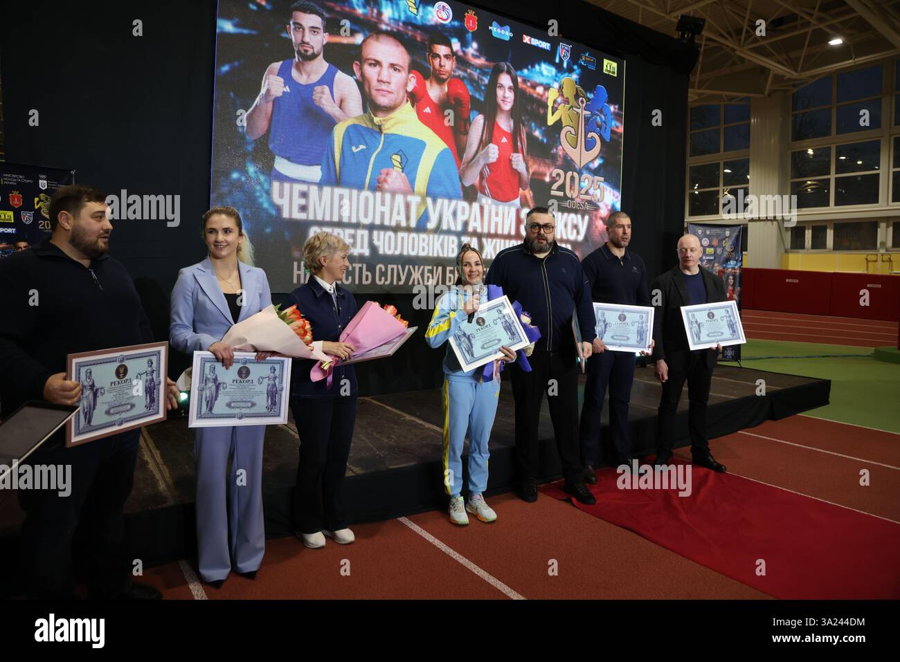 ODESSA, UKRAINE - March 10, 2025: Ukrainian Boxing Cup among men and ...