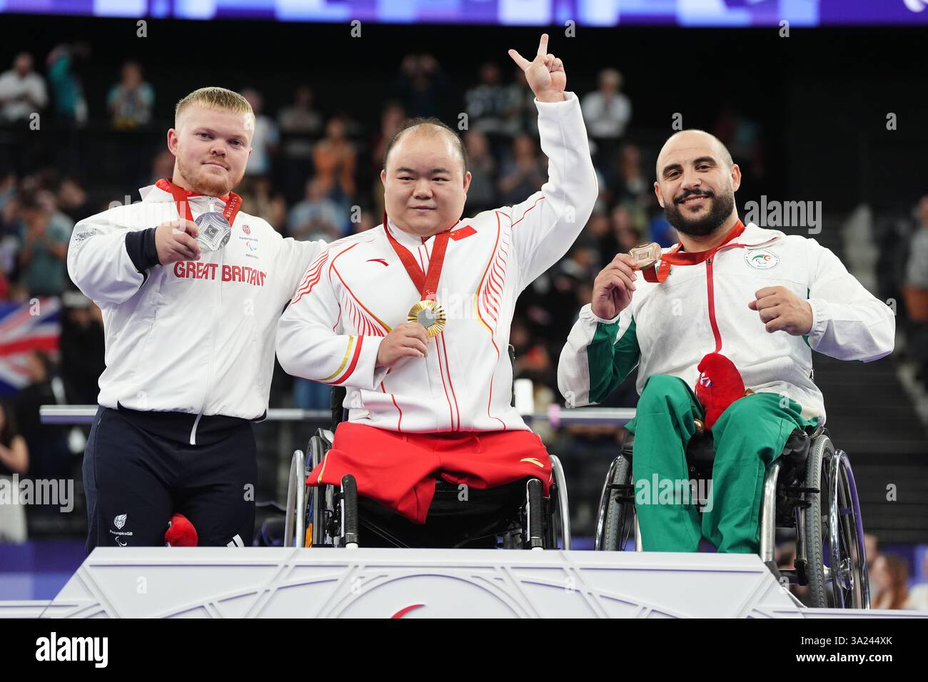 (Left to right) Sliver Medallist Great Britain’s Mark Swan, Gold ...
