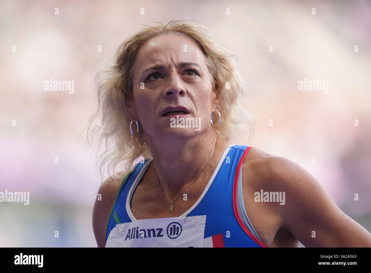 Italy's Valentina Petrillo after the Women's 200m T12 Round 1 Heat 5 at ...