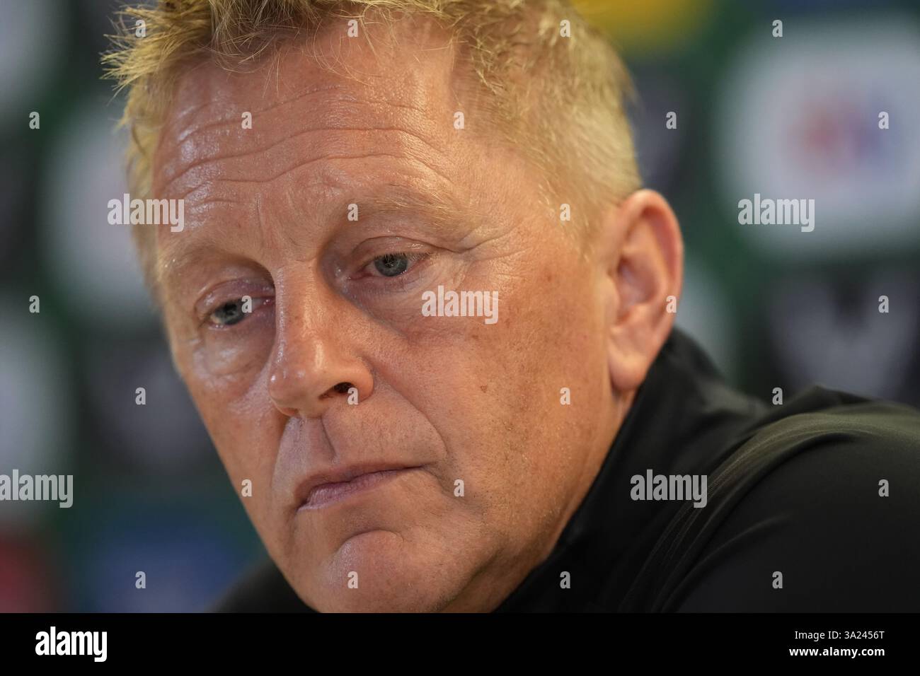 Republic of Ireland manager Heimir Hallgrimsson during a press ...