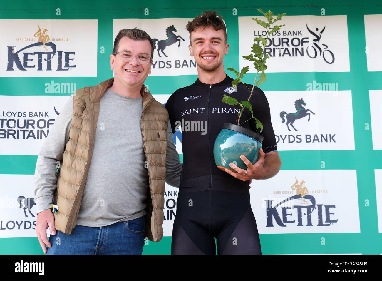 Rowan Baker of team Saint Piran after stage four of the 2024 Lloyds ...
