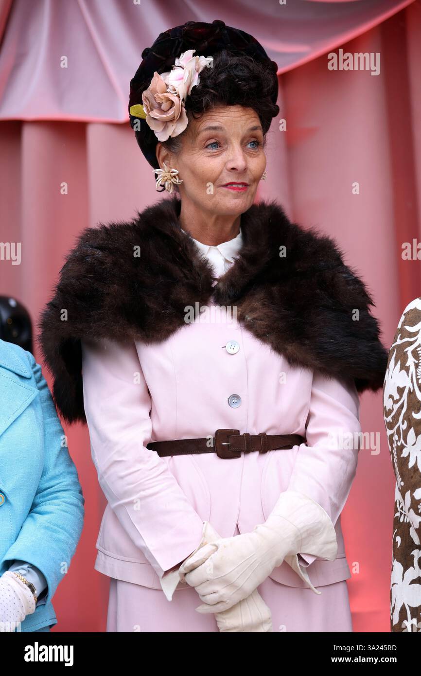 The winner of the female best dressed competition at the Goodwood ...