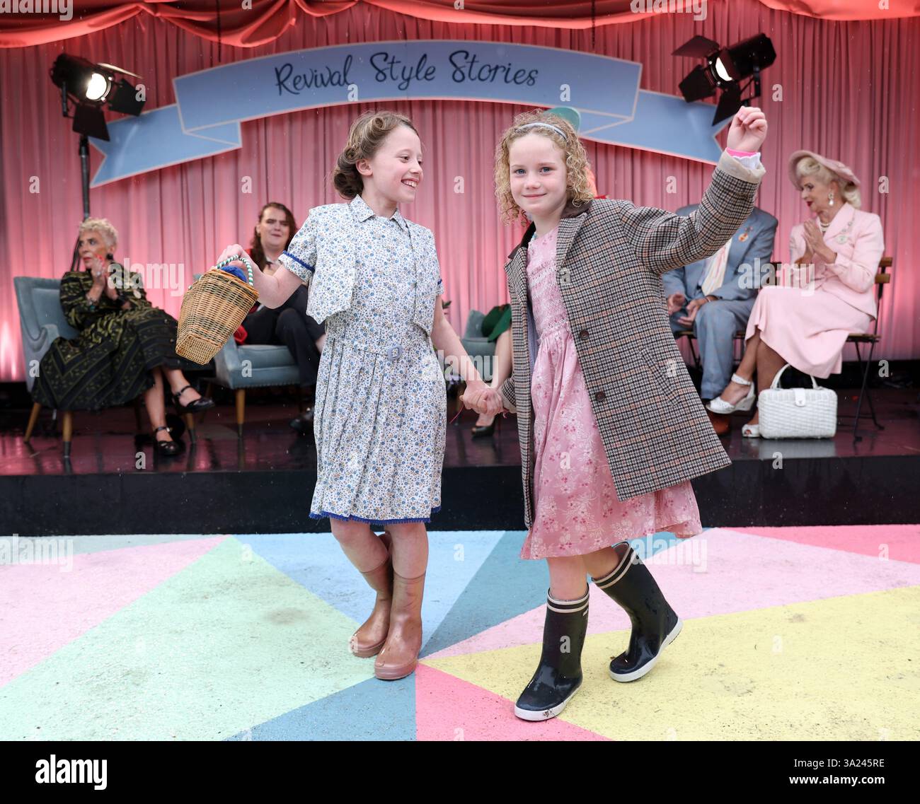 Young competitors in the best dressed competition at the Goodwood ...