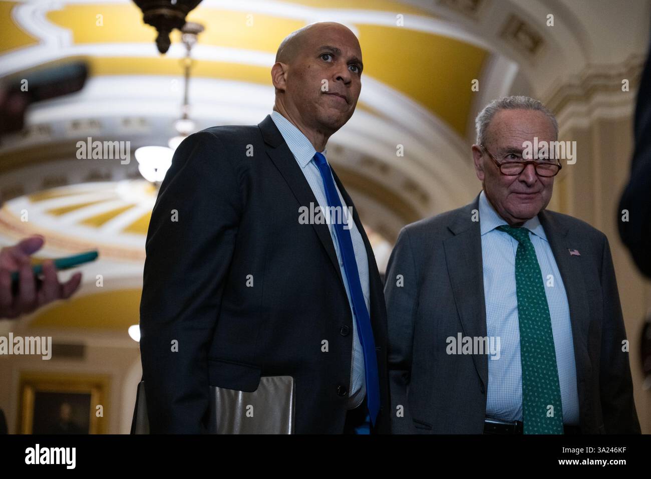 Washington, USA. 11th Mar, 2025. United States Senator Cory Booker ...
