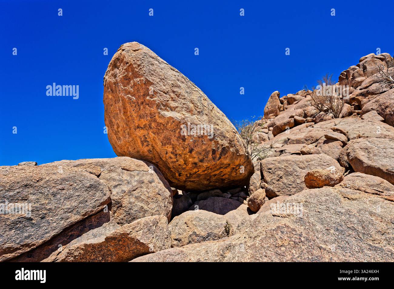 Typical rocks, Twyfelfontein, Kunene, Damaraland, Namibia, Africa Stock ...