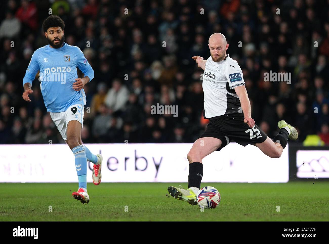 11th March 2025; Pride Park, Derby, Derbyshire, England; EFL ...