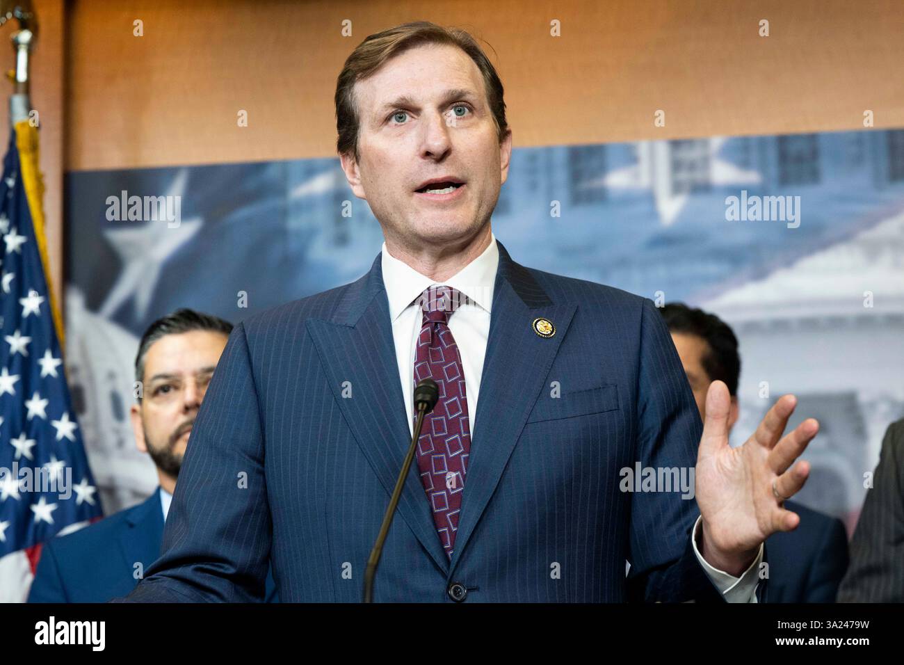 Washington, District Of Columbia, USA. 11th Mar, 2025. U.S. Representative DANIEL GOLDMAN (D-NY ...