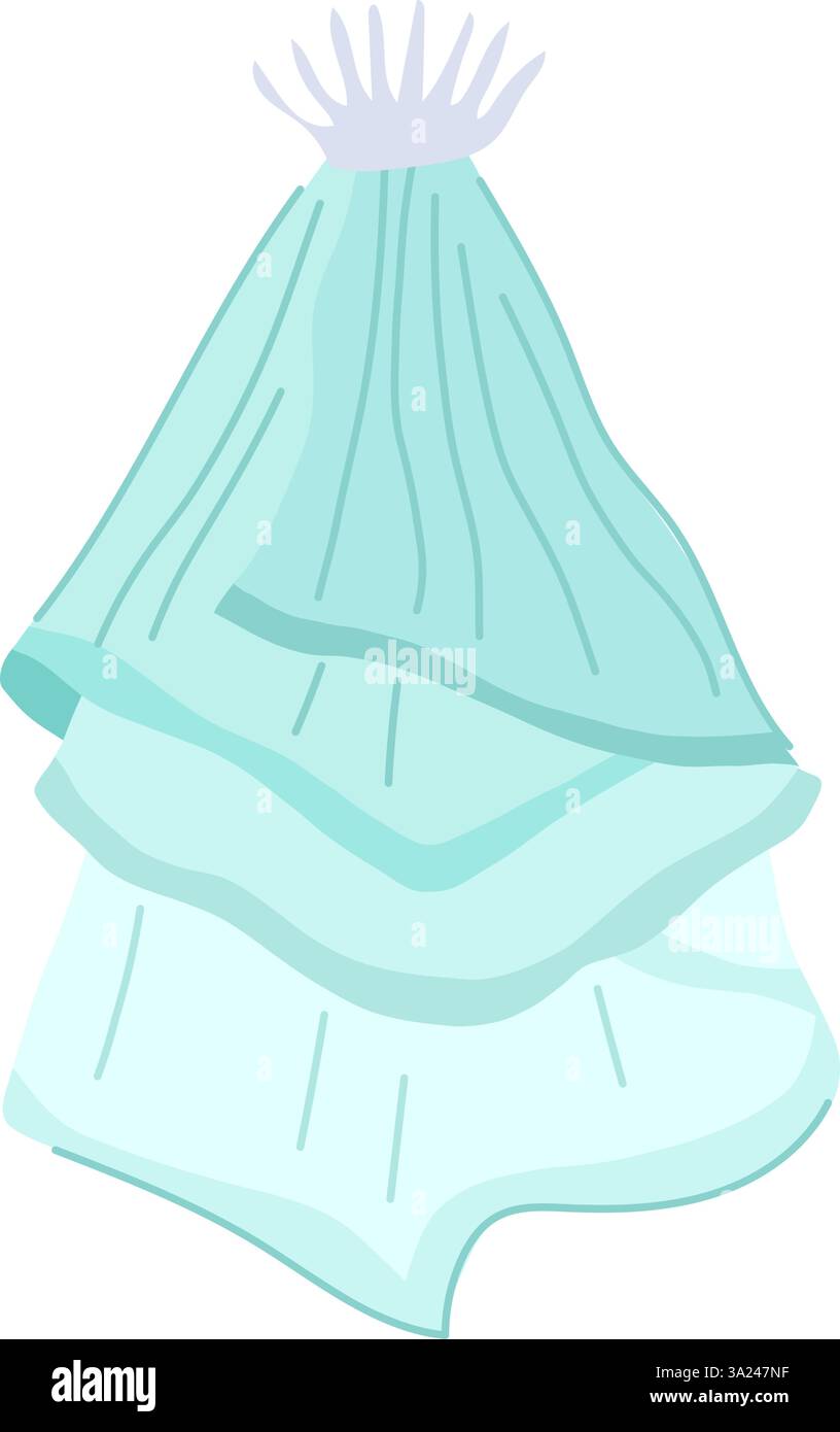 classic veil bridal cartoon vector illustration Stock Vector Image ...