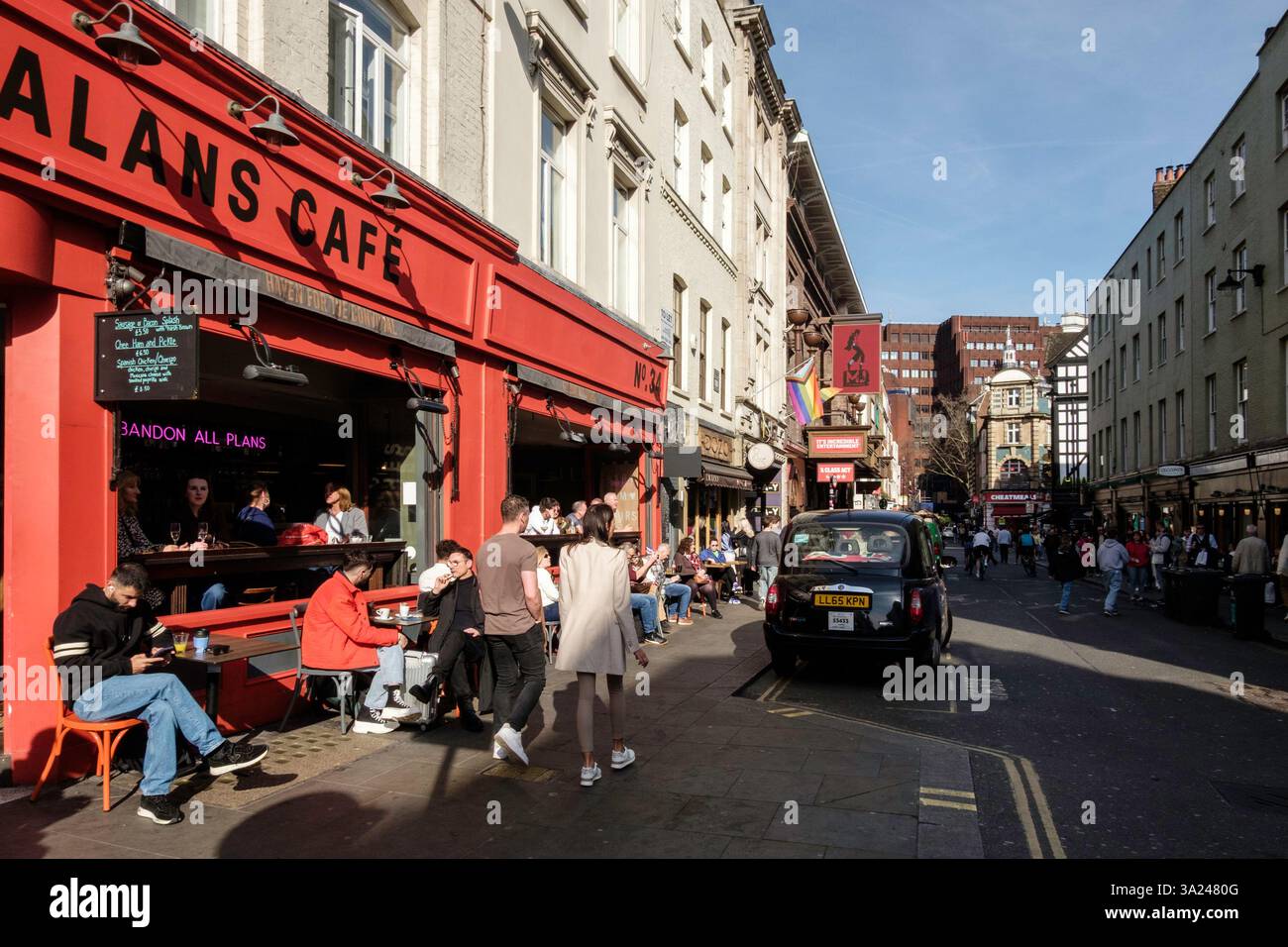 Old Compton Street, Soho, London, UK Stock Photo - Alamy