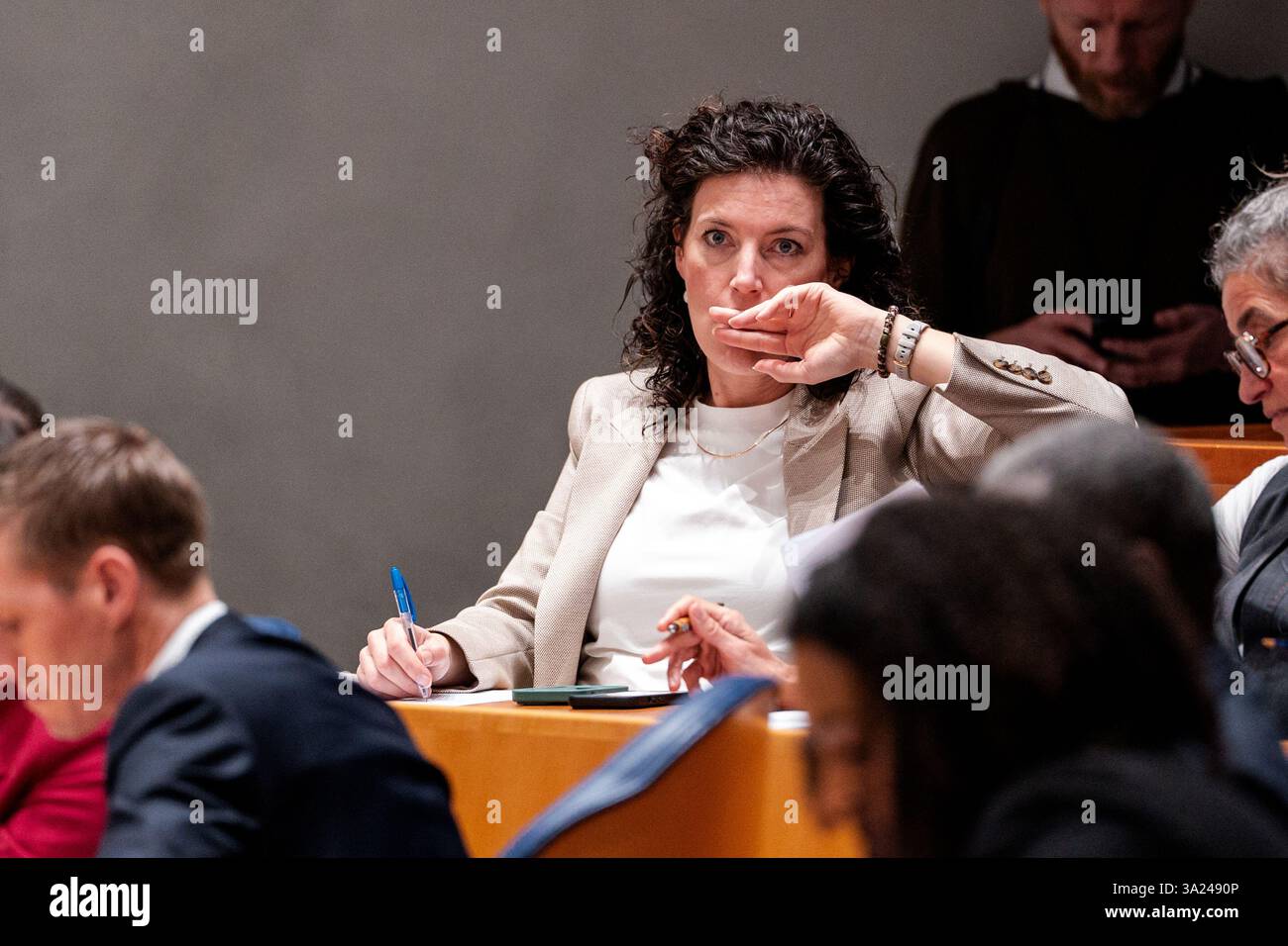 DEN HAAG, NETHERLANDS - MARCH 11: Marleen Haage (GroenLinks-PvdA ...
