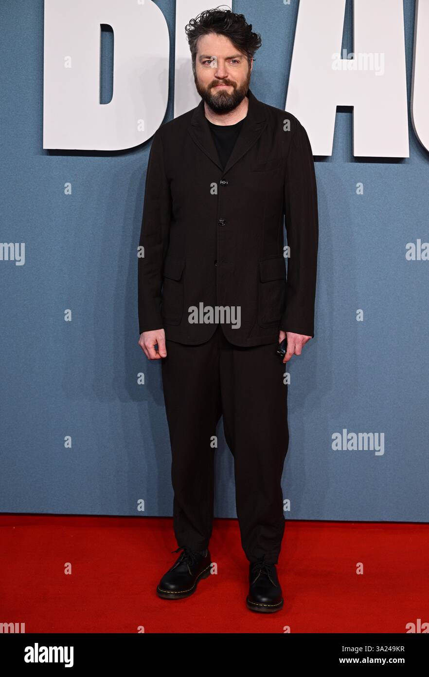 London, UK. March 11th, 2025. Tom Burke arriving at the Black Bag ...