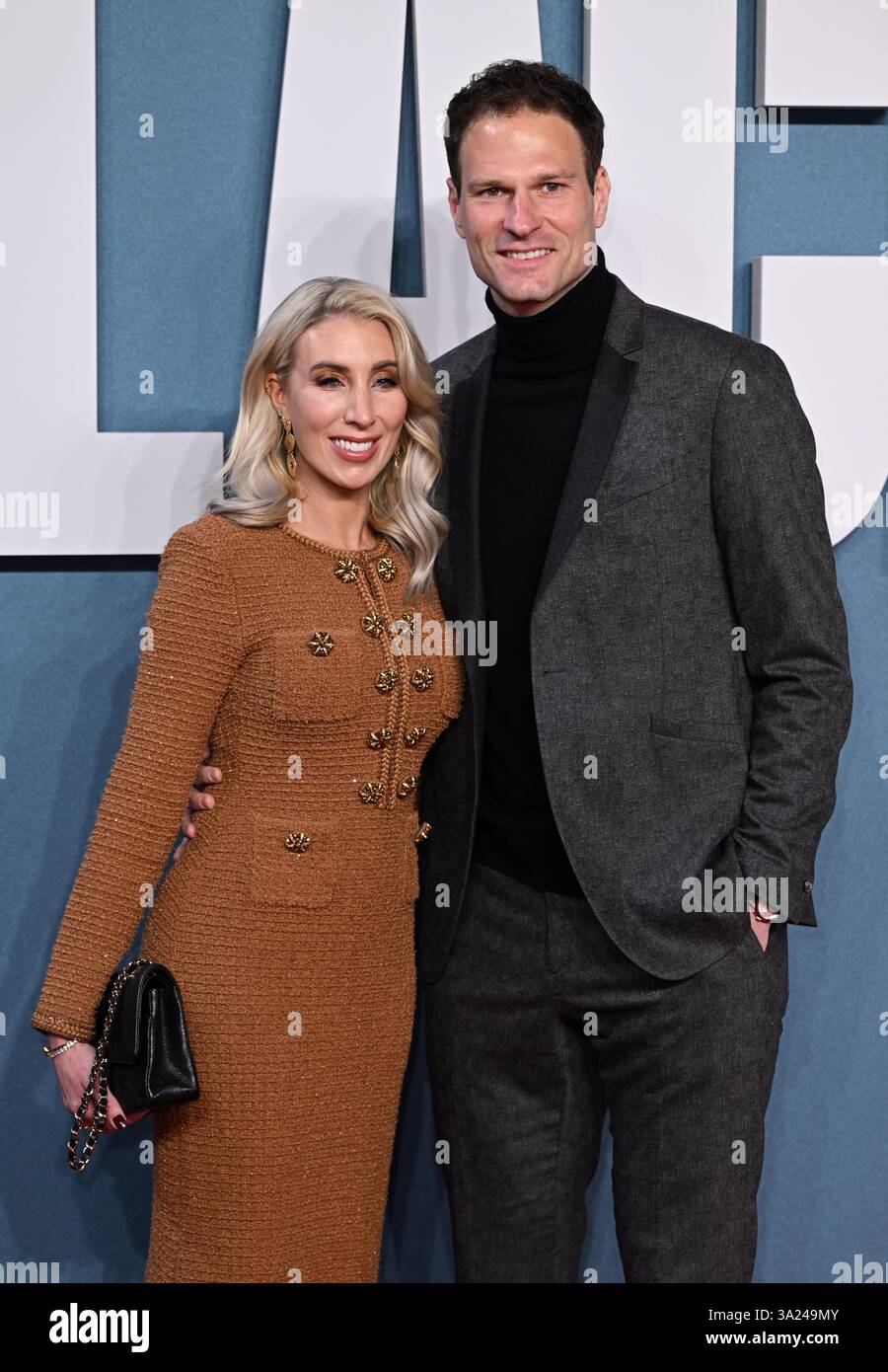 London, UK. March 11th, 2025. Asmir Begovic and Nicolle Begovic ...