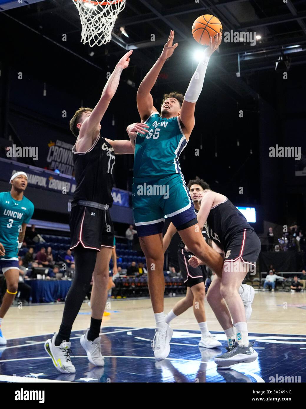 WASHINGTON, DC - MARCH 10: UNC Wilmington Seahawks Forward Harlan ...