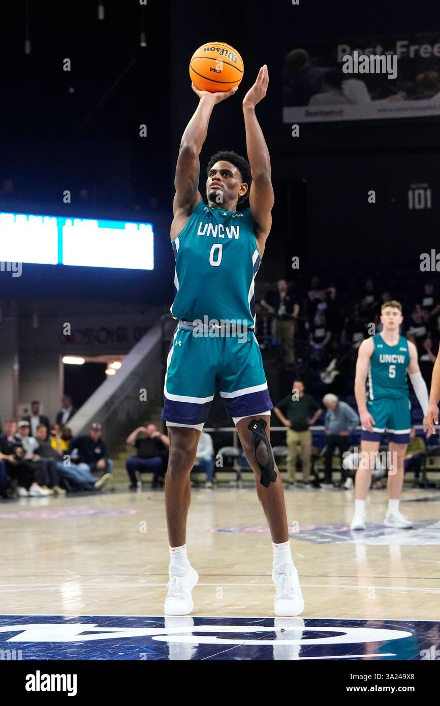WASHINGTON, DC - MARCH 10: UNC Wilmington Seahawks Guard Bo Montgomery ...