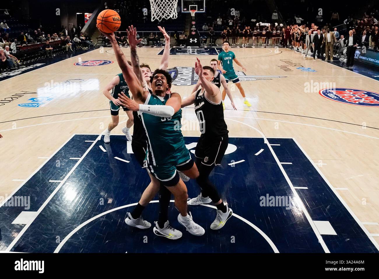WASHINGTON, DC - MARCH 10: UNC Wilmington Seahawks Forward Harlan ...
