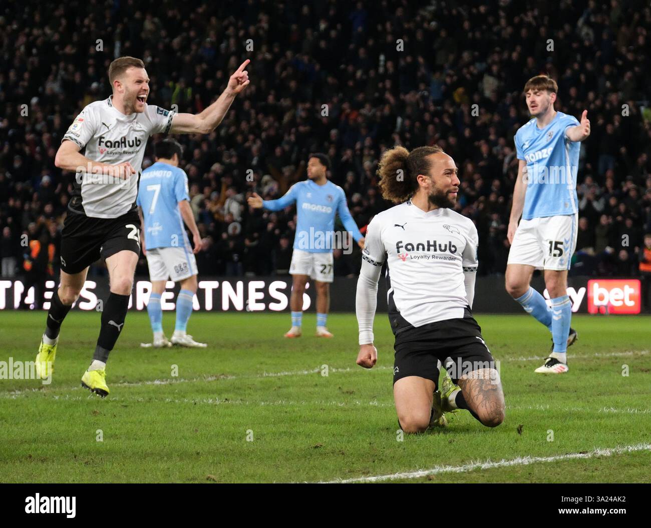 11th March 2025; Pride Park, Derby, Derbyshire, England; EFL ...