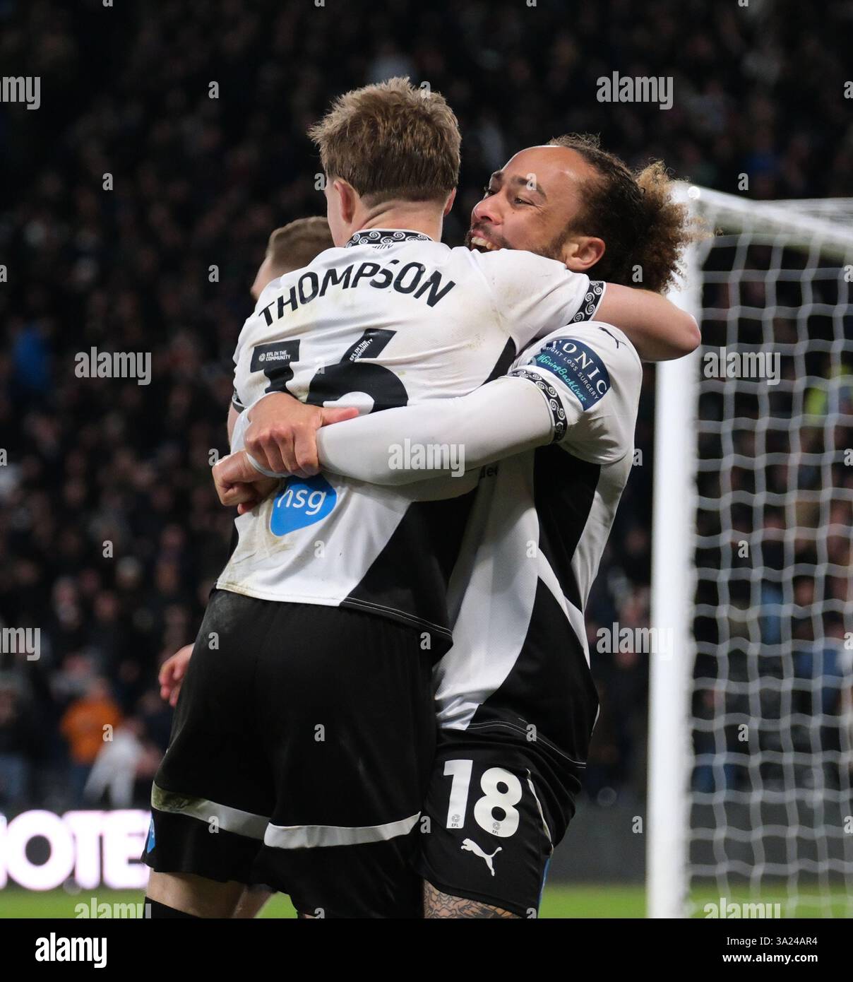 11th March 2025; Pride Park, Derby, Derbyshire, England; EFL ...