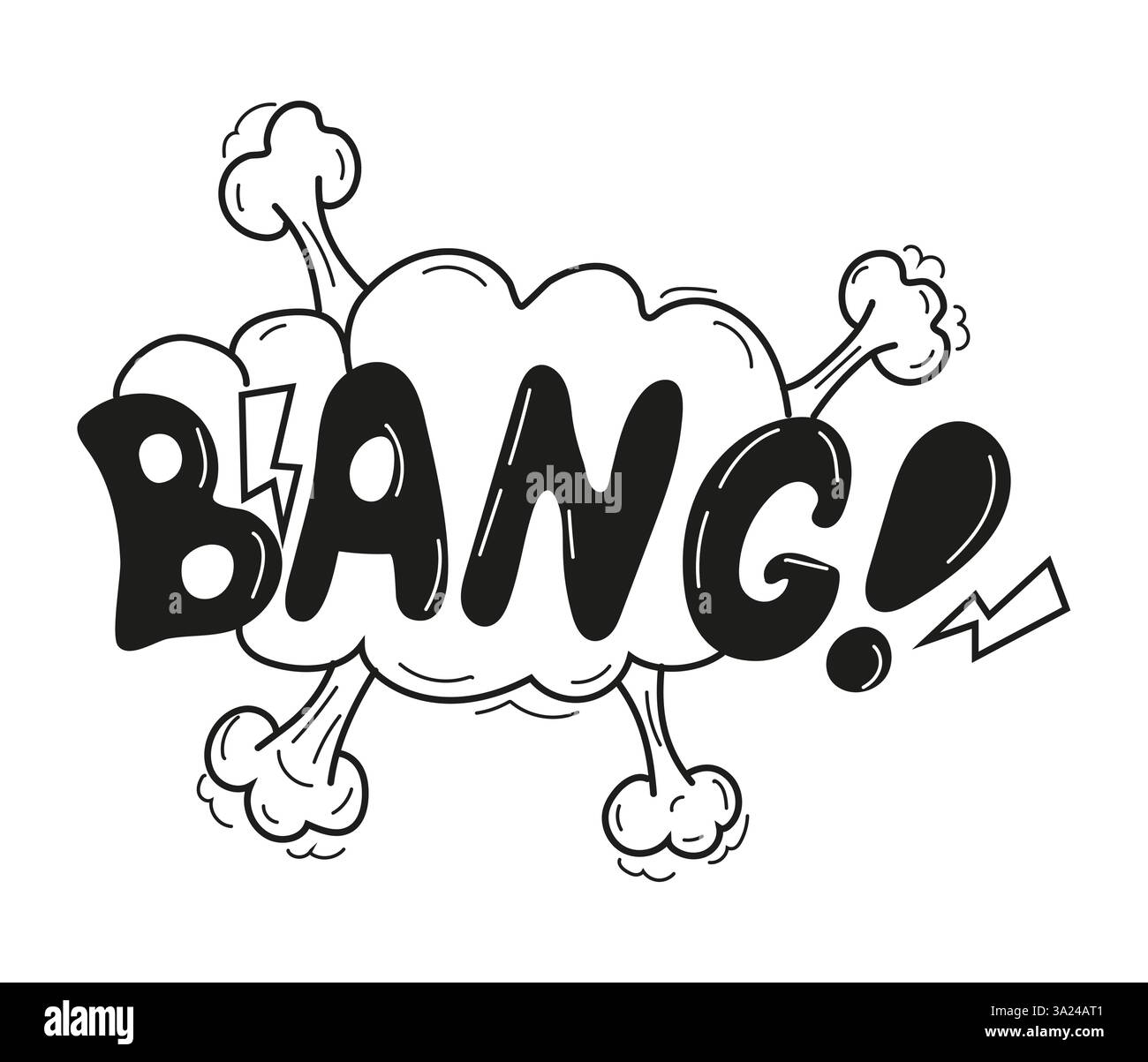 boom effects and explosion elements. Comic-style zap, bam, and smoke ...