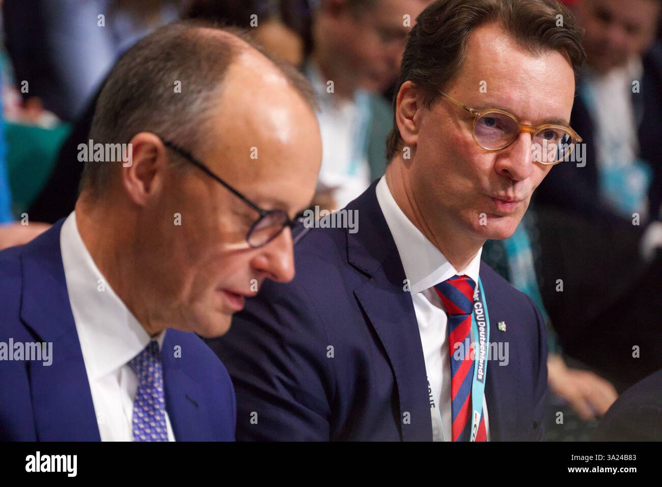 Berlin, Germany. February 03, 2025. Christian Democrats (CDU) party congress venue. Friedrich ...