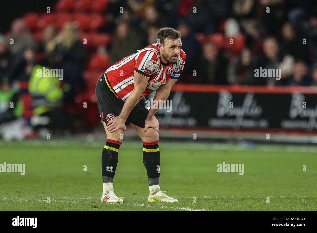 Sheffield, UK. 11th Mar, 2025. Jack Robinson of Sheffield United during ...