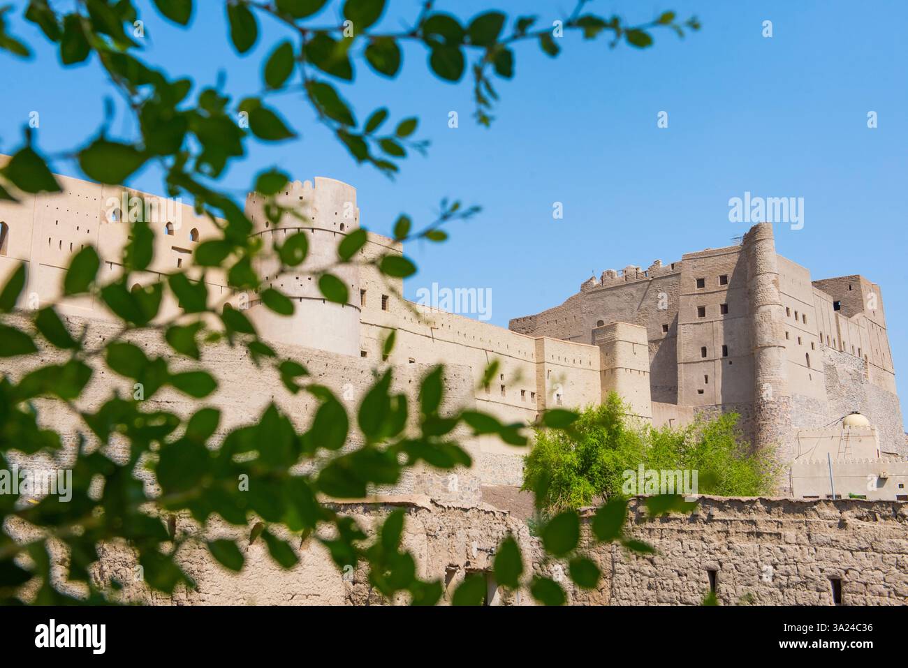 Balha fort situated at the foot of the Jebel Akhdar, Sultanate of Oman ...
