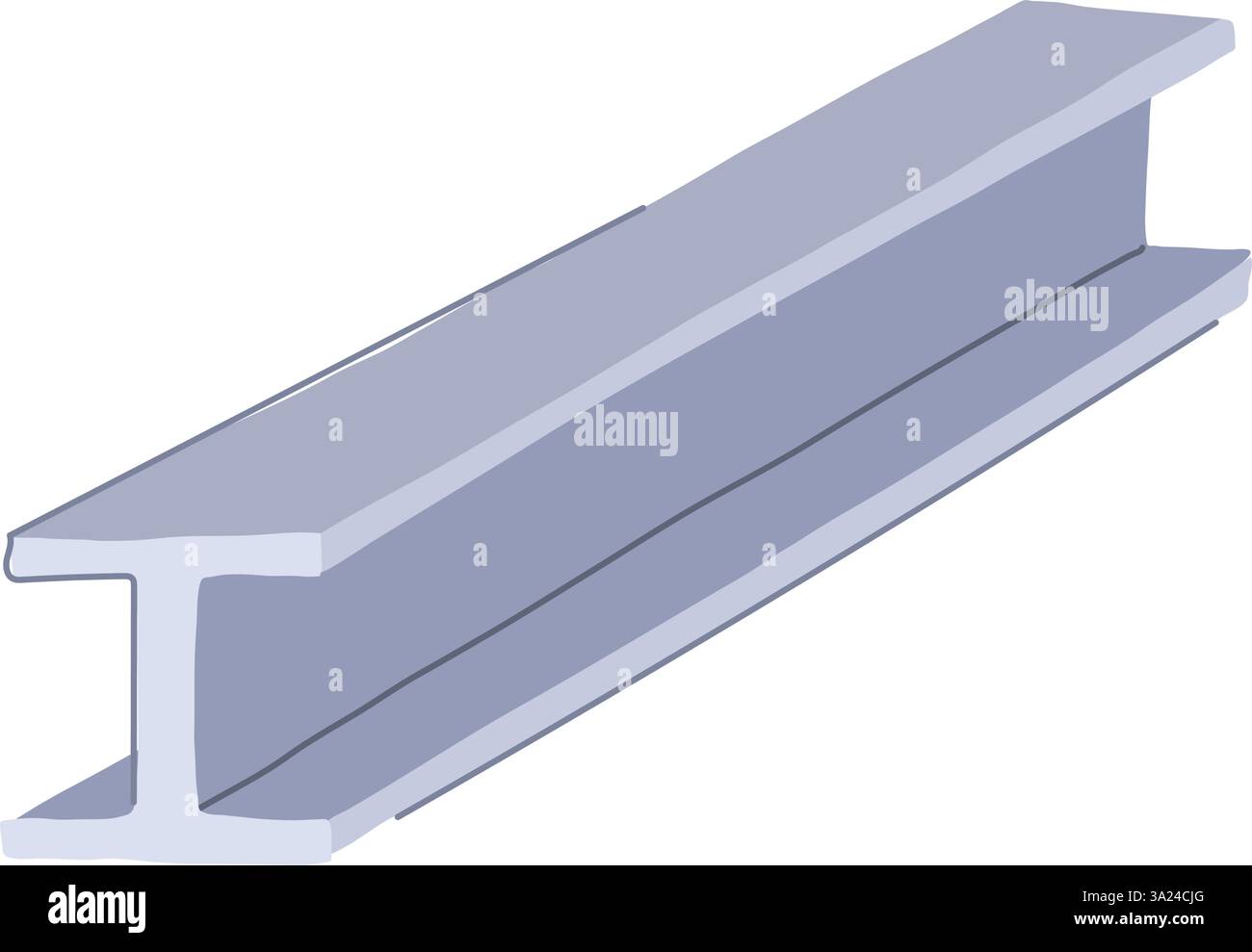 support steal beam cartoon vector illustration Stock Vector Image & Art ...