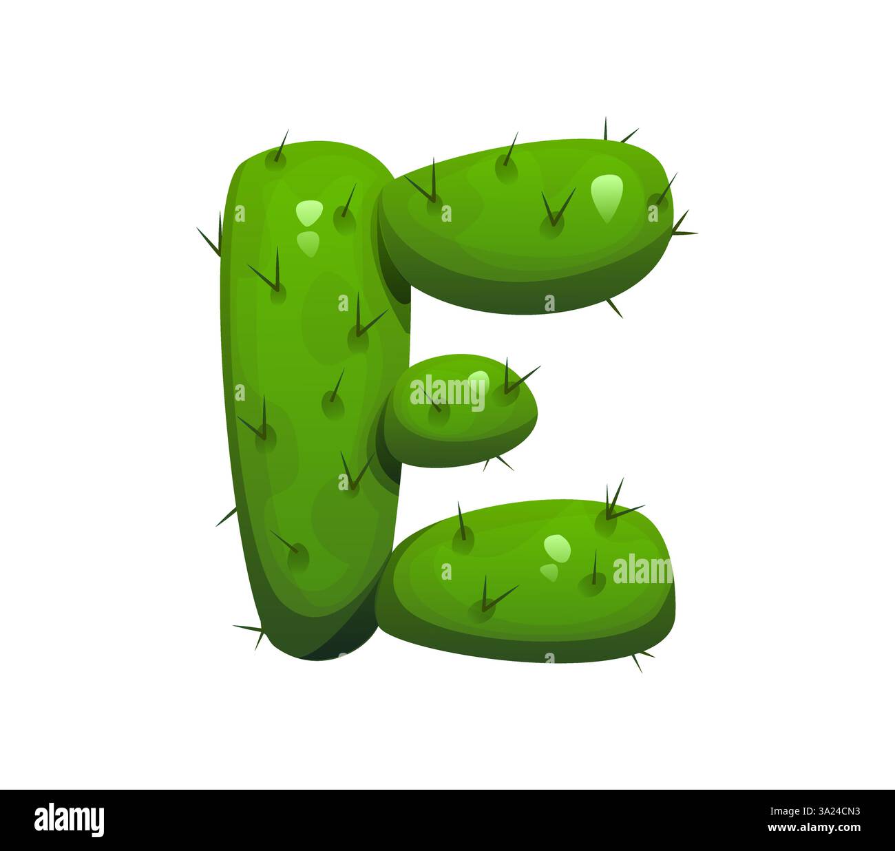 Wild West cowboy dessert cactus font type letter E. Wild West cowboy ...