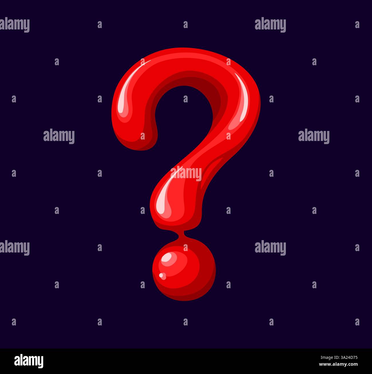 Fast food ketchup sauce meal cartoon ABC font typeset question mark ...