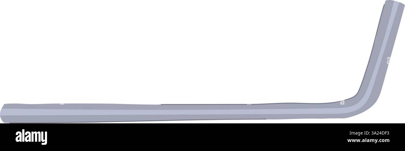 lasting stainless steel straw cartoon vector illustration Stock Vector ...