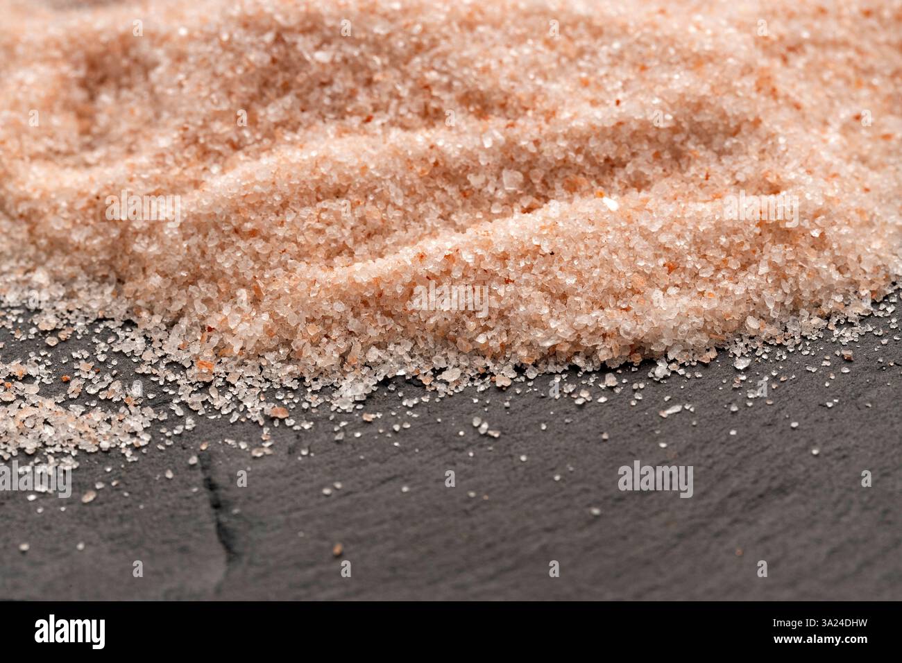 Pile of pink salt in Himalayan crystals - Pakistani red rock salt Stock ...