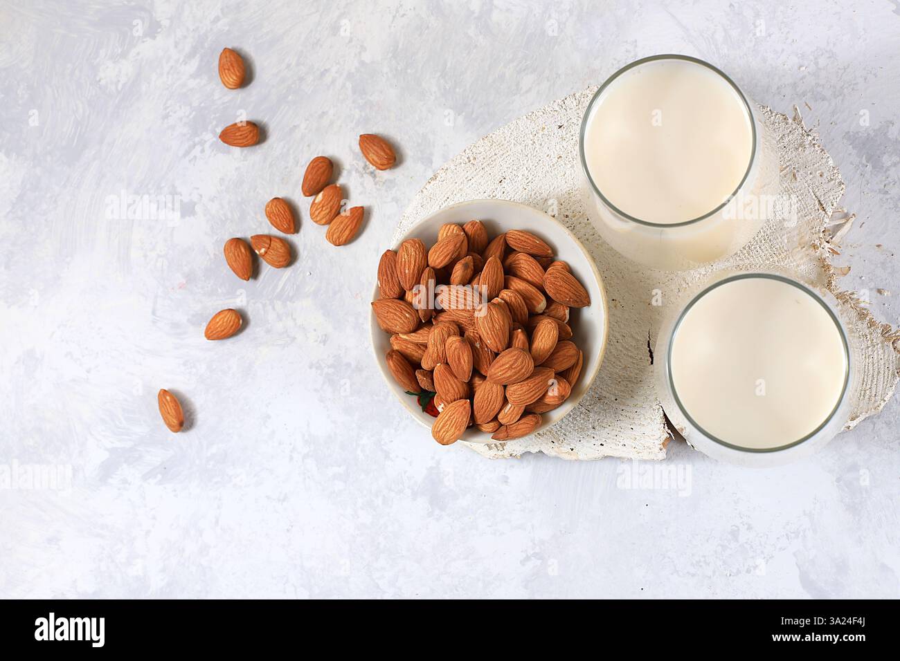 Almond vegan alternative milk lactose and gluten free, no allergies ...