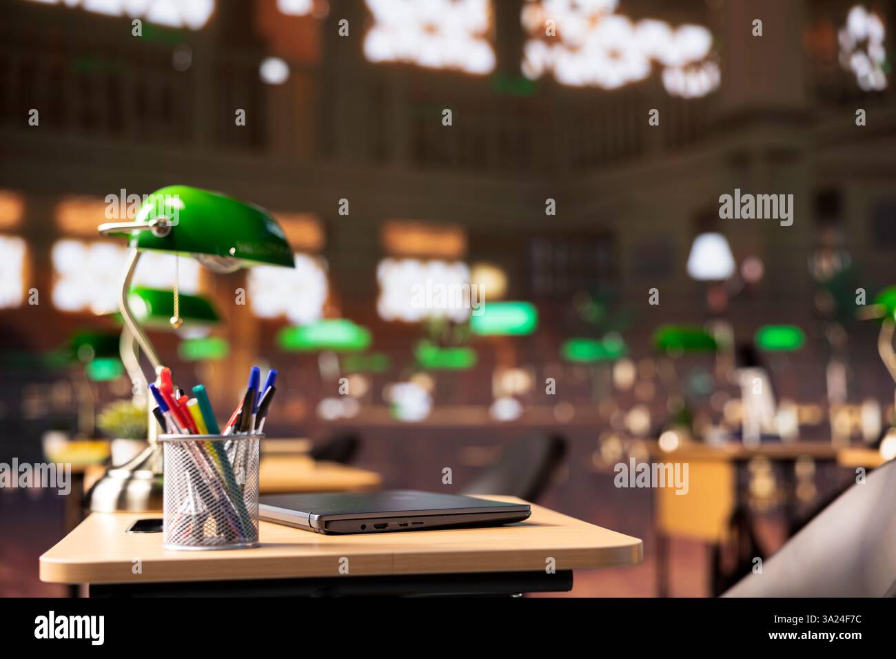 Wooden campus library used database hi-res stock photography and images ...