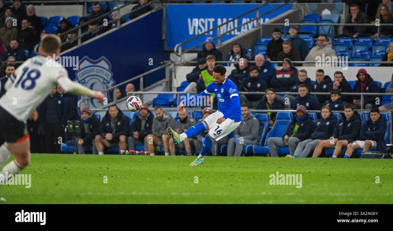11th March 2025; Cardiff City Stadium, Cardiff, Wales; EFL Championship ...