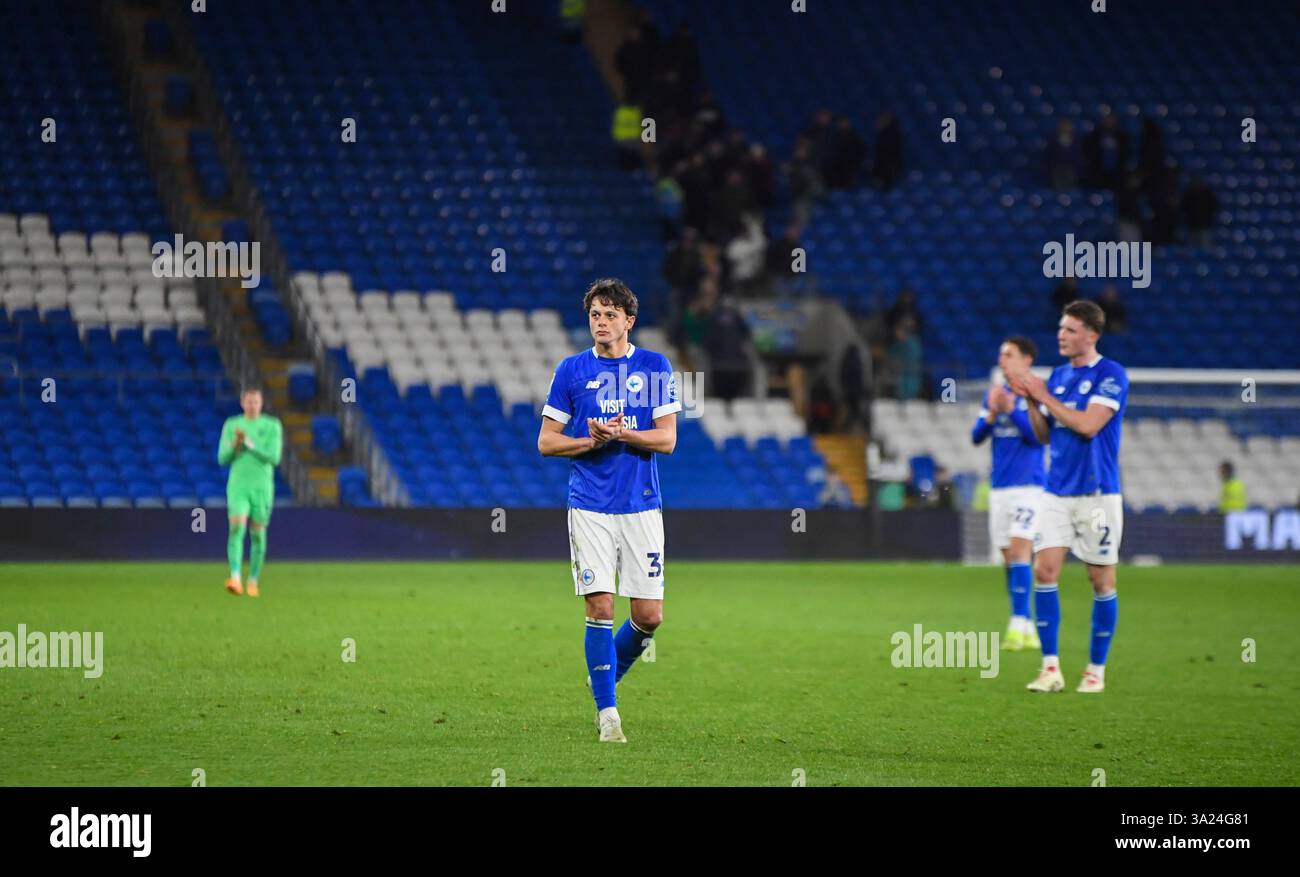 11th March 2025; Cardiff City Stadium, Cardiff, Wales; EFL Championship ...