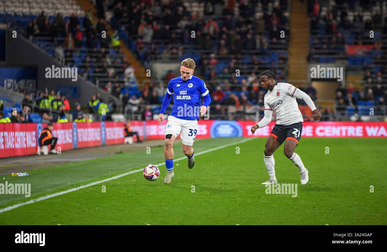 11th March 2025; Cardiff City Stadium, Cardiff, Wales; EFL Championship ...