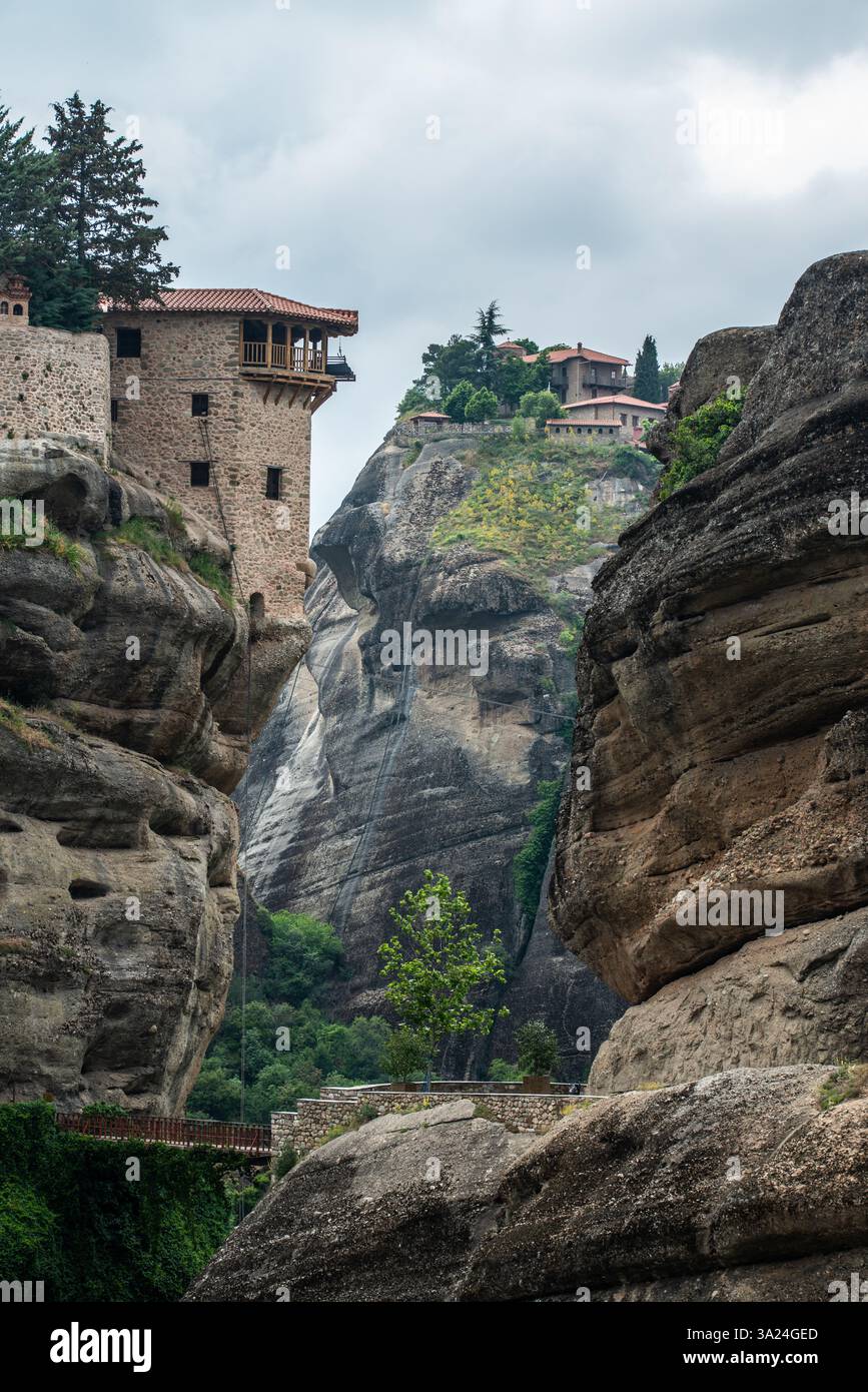 Meteora Monasteries, Kalambaka, Greece Stock Photo - Alamy