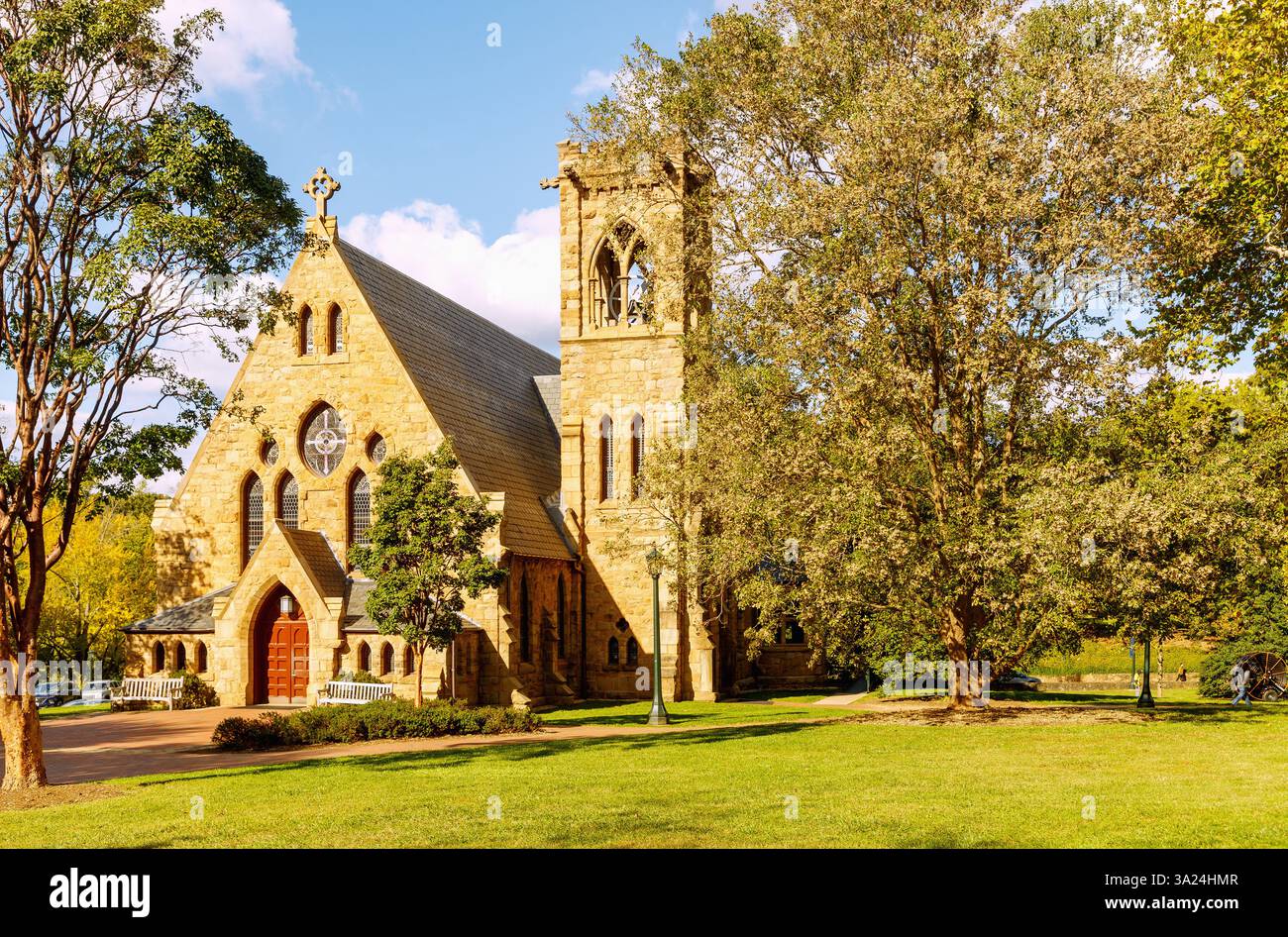 The University of Virginia, University Chapel, in Charlottesville ...
