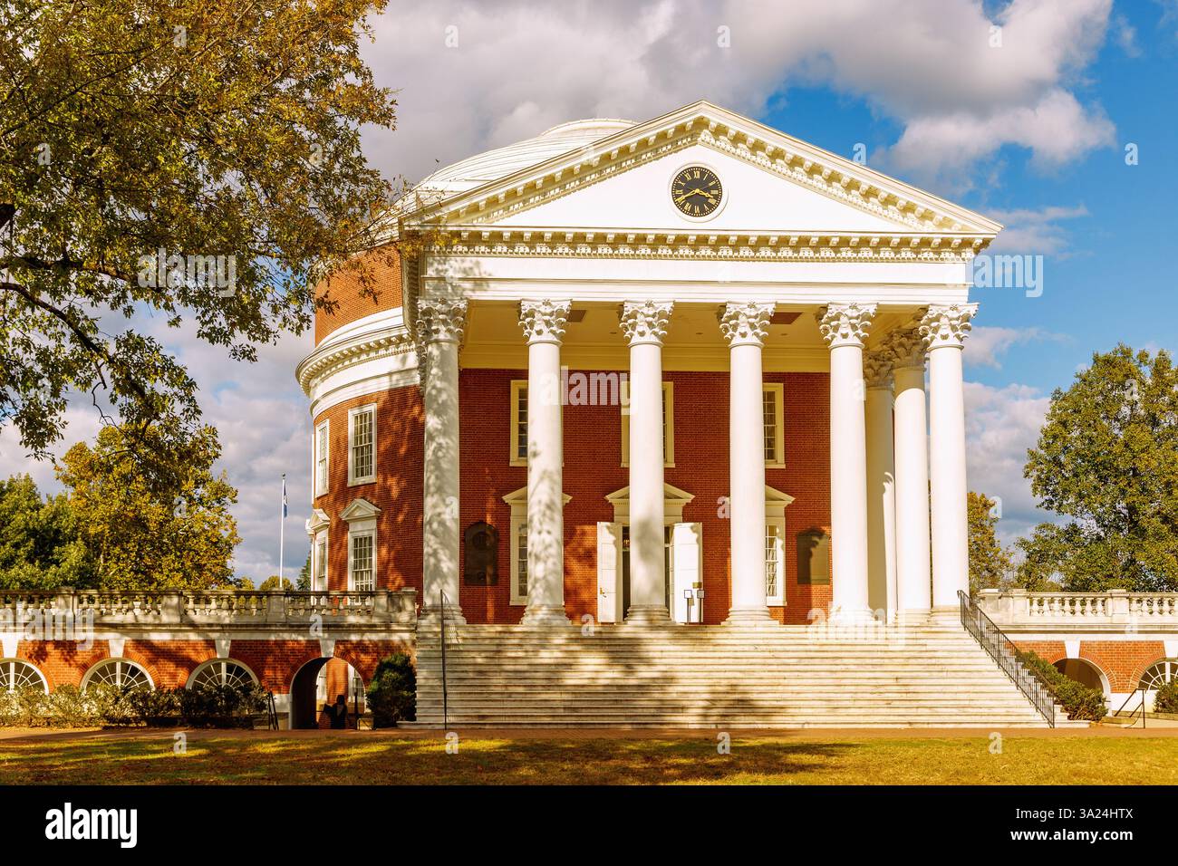 The University of Virginia, Rotunda, in Charlottesville, Albemarle ...