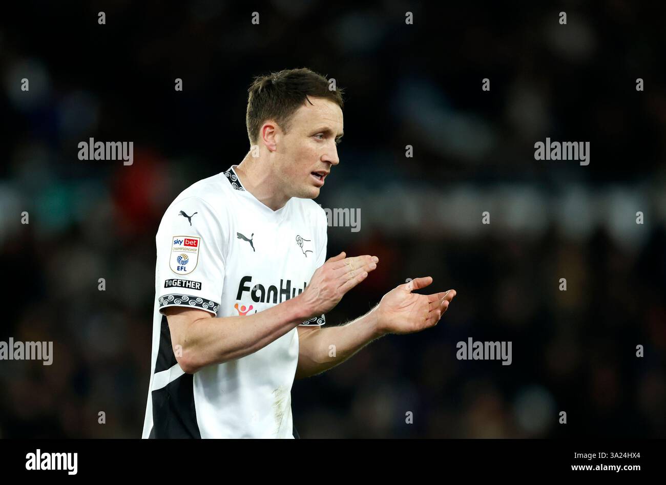 Derby County's Craig Forsyth during the Sky Bet Championship match at ...