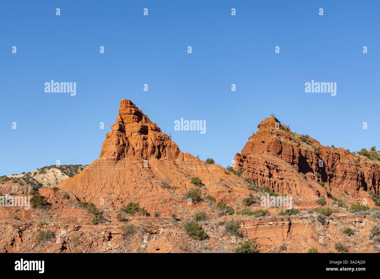 Caprock Canyons State Park, Quitaque, Texas, United States. Rocky bluff ...