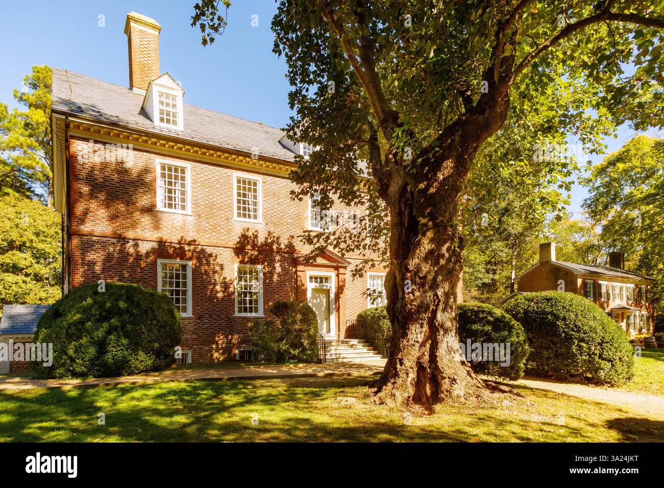 Mansion of the Berkeley Plantation in Charles City County, Virginia ...